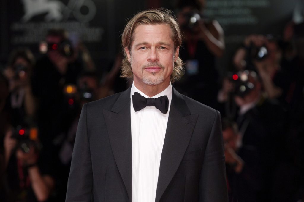 Rare appearance: Brad Pitt and Ines de Ramon at a star-studded party in ...